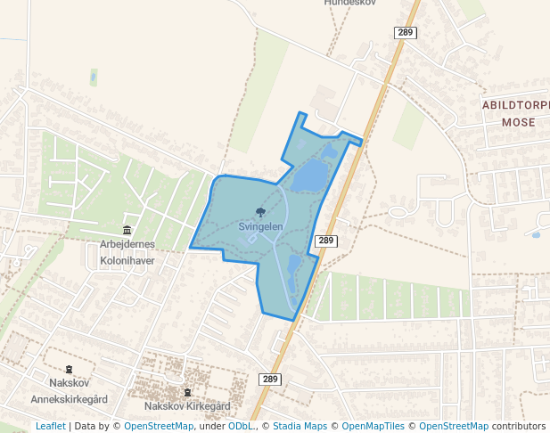 Svingelen in Nakskov | Map and Routes