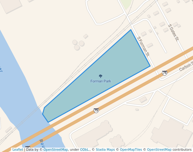 Forman Park in Detroit | Map and Routes