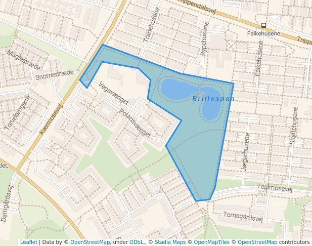 Brilleparken in Albertslund | Map and Routes