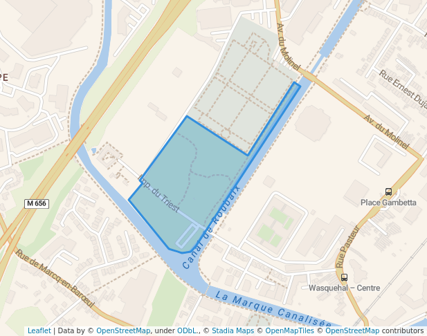 Plaine de Jeux Gernez Rieux in Wasquehal | Map and Routes