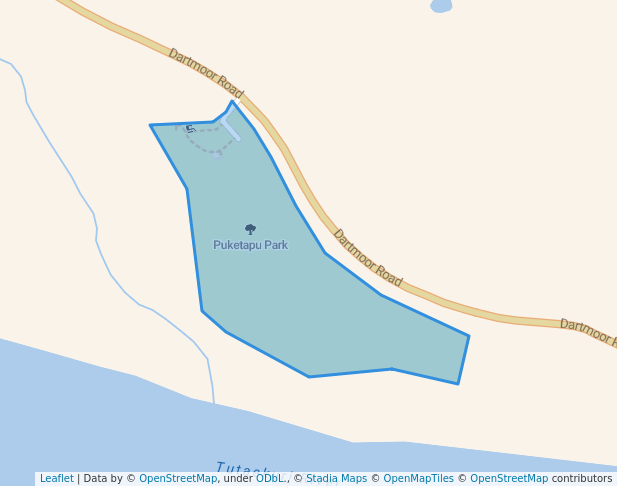 Puketapu Park in Puketapu | Map and Routes