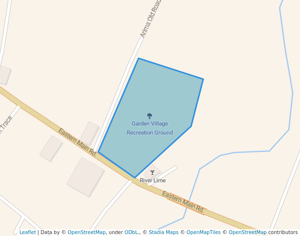 Garden Village Recreation Ground in Arouca | Map and Routes