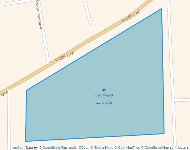 پارک توحید in Sedeh-ye Lenjan | Map and Routes