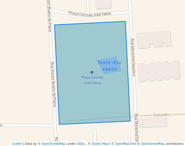 Praça Coronel José Vieira in Paraisópolis | Map and Routes