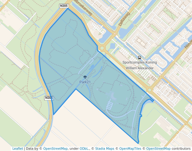Park21 in Hoofddorp | Map and Routes