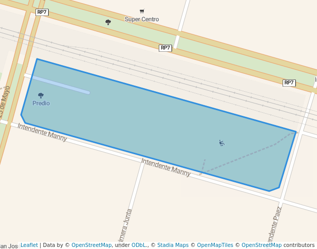 Plaza Gobernador Eusebio Mariano Saavedra in General Rodríguez | Map ...