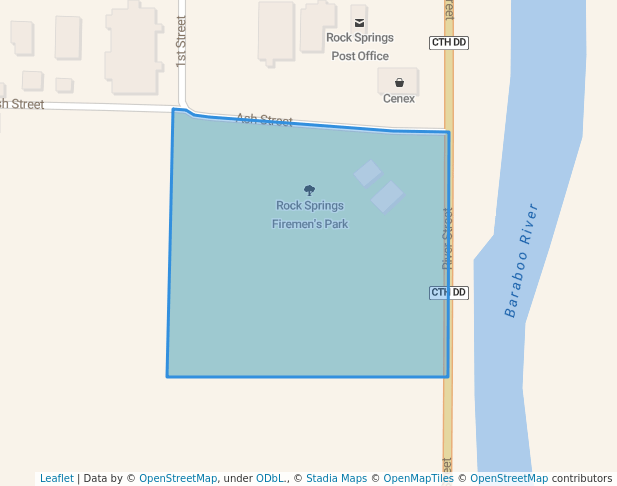 Rock Springs Firemen's Park in Rock Springs | Map and Routes