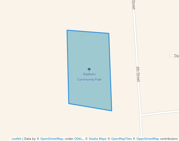 Bayboro Community Park in Bayboro | Map and Routes