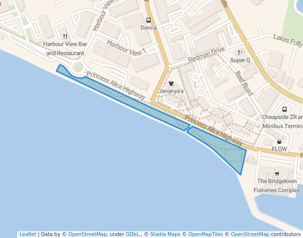 Trevor's Way in Bridgetown | Map and Routes