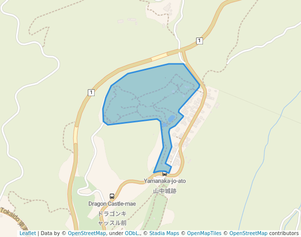 山中城跡 in Mishima | Map and Routes