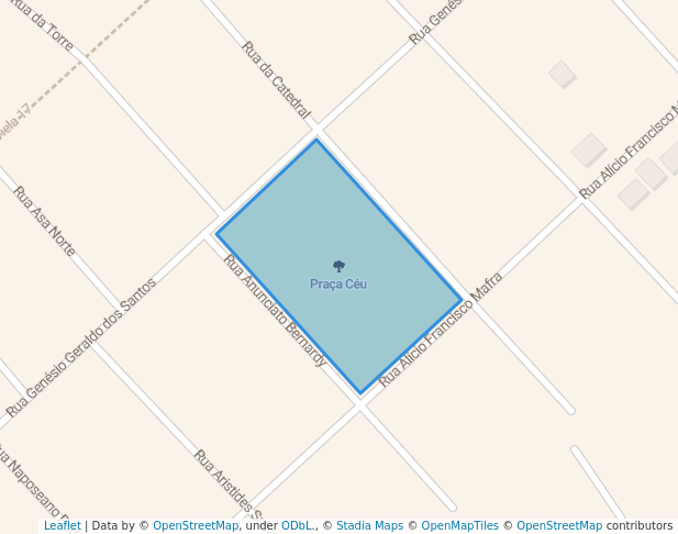 Praça Céu in Cambé | Map and Routes
