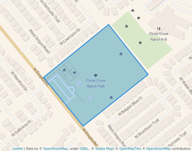Circle Cross Ranch Park in Queen Creek | Map and Routes