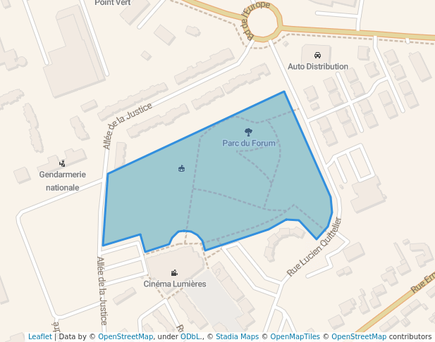 Parc du Forum in Chauny | Map and Routes