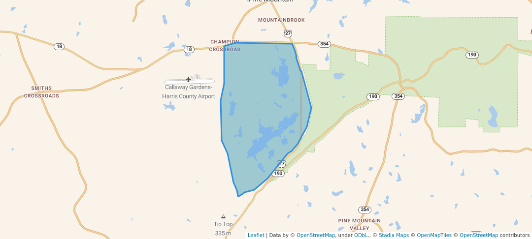 Callaway Gardens Trail Map