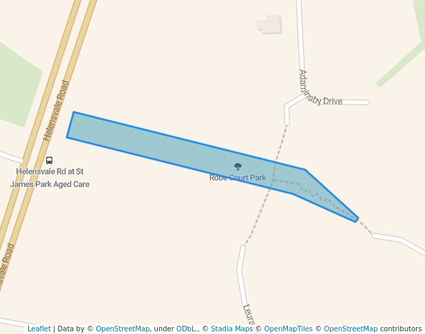 Robe Court Park in Helensvale | Map and Routes