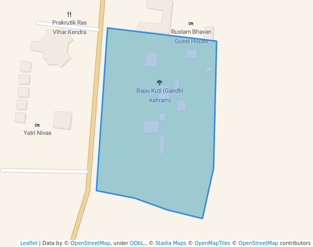 Bapu Kuti (Gandhi Ashram) in Sevagram | Map and Routes