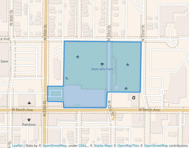 Metcalfe Park in Milwaukee | Map and Routes