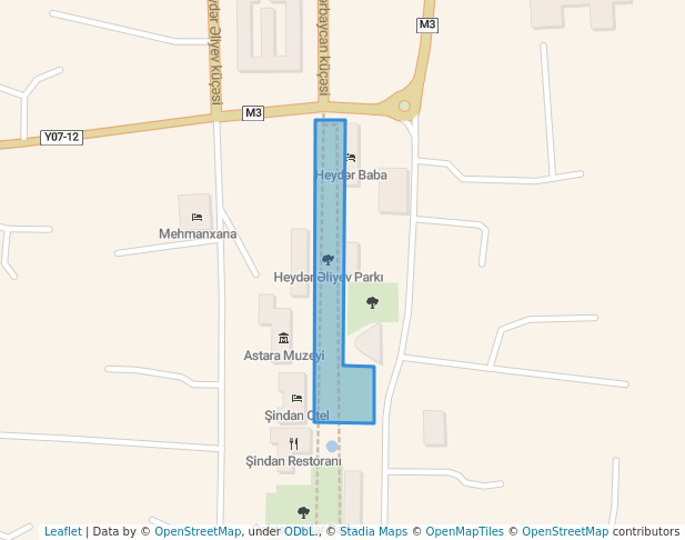 Heydər Əliyev Parkı in Astara | Map and Routes