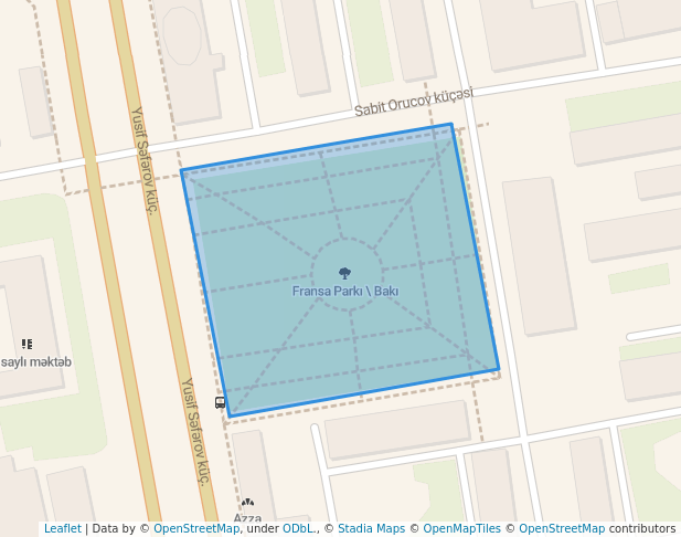 French Park in Baku | Map and Routes
