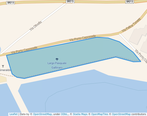 Largo Pasquale Gallinaro in Formia | Map and Routes