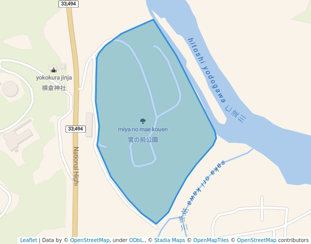 宮の前公園 in Ochi | Map and Routes