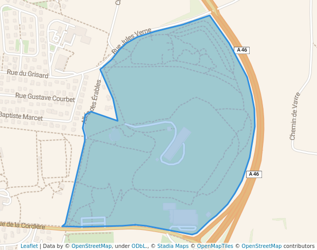 Parc du Fort in Saint-Priest | Map and Routes