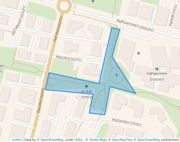 גן סחלב in Ra'anana | Map and Routes