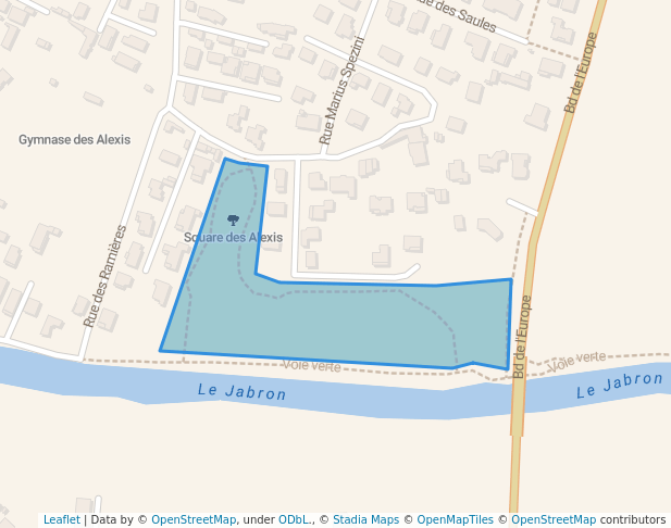Square des Alexis in Montélimar | Map and Routes