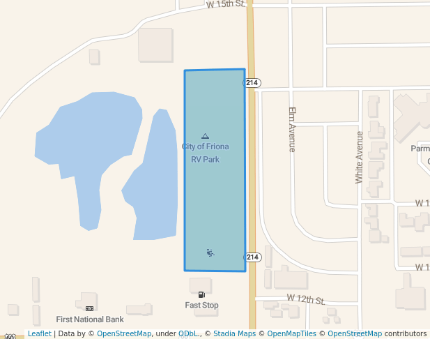 Reeve Field in Friona | Map and Routes