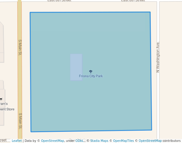 Friona City Park in Friona | Map and Routes