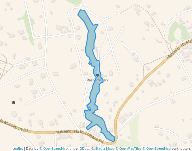 Rasberry park in Morija | Map and Routes