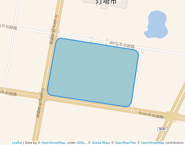 市府广场 in Liao Yang Shi | Map and Routes