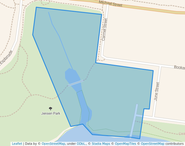 Jensen Park in Golden Beach | Map and Routes