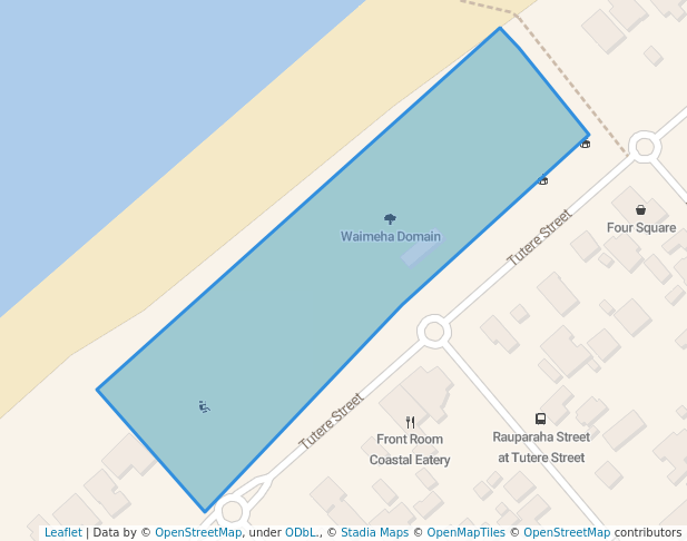 Waimeha Domain in Waikanae Beach | Map and Routes