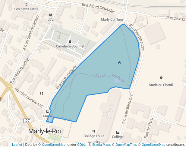 Parc du Chenil in Marly-le-Roi | Map and Routes