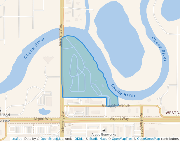 Chena River State Rec Site in Fairbanks | Map and Routes