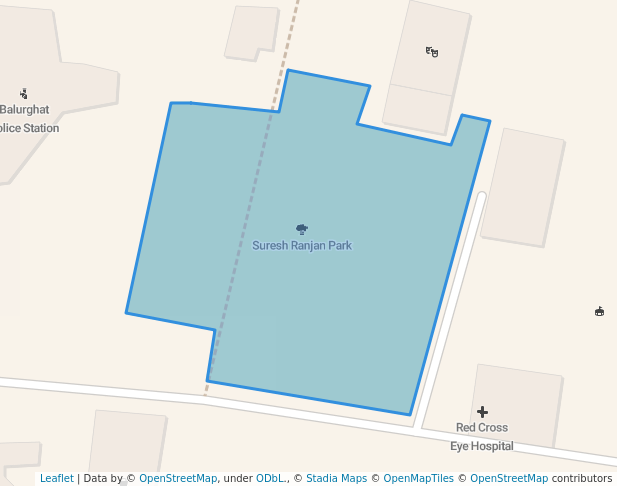 Suresh Ranjan Park in Balurghat | Map and Routes