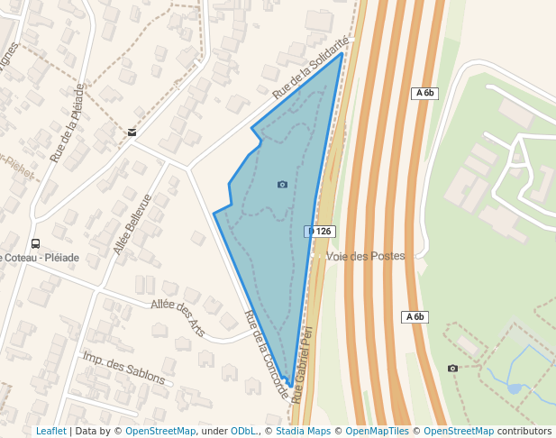 Jardin panoramique du Coteau in Cachan | Map and Routes