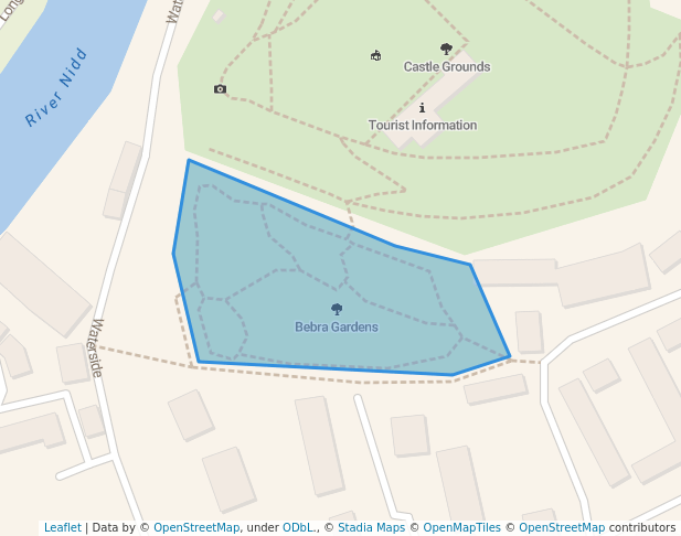 Bebra Gardens in Knaresborough | Map and Routes