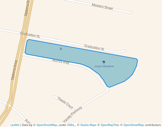 Joeys Meadow in Thrumster | Map and Routes