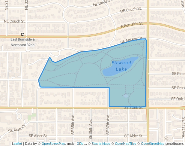 Laurelhurst Park in Portland | Map and Routes