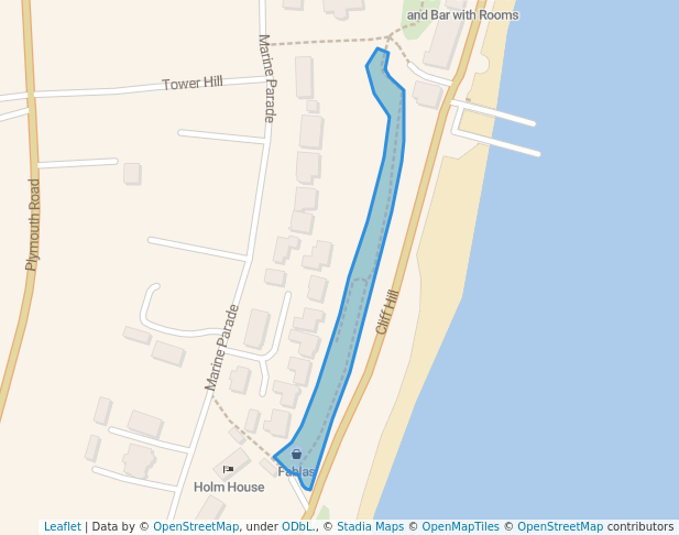 Windsor Gardens (South) in Penarth | Map and Routes