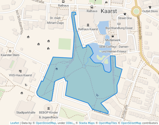 Stadtpark Kaarst in Kaarst | Map and Routes