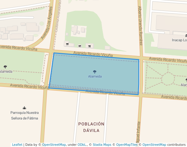 Alameda in Biobio | Map and Routes