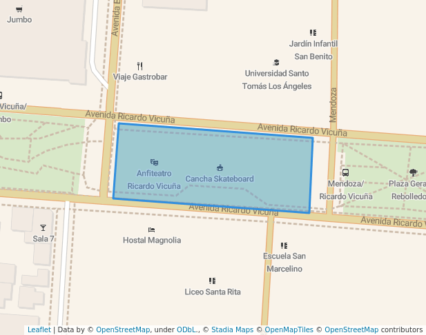 Alameda in Biobio | Map and Routes