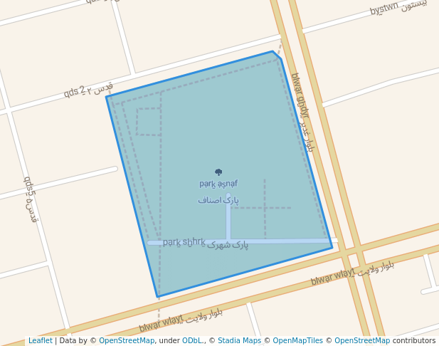 پارک اصناف in Shush | Map and Routes