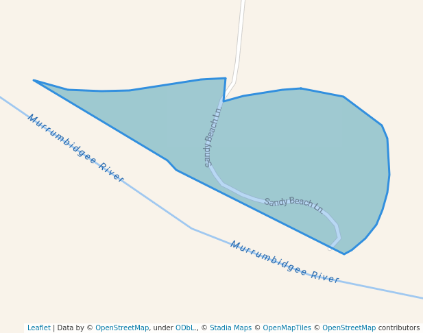 Sandy Beach Reserve in Wantabadgery | Map and Routes