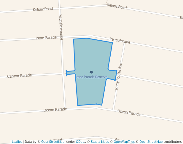 Irene Parade Reserve in Noraville | Map and Routes