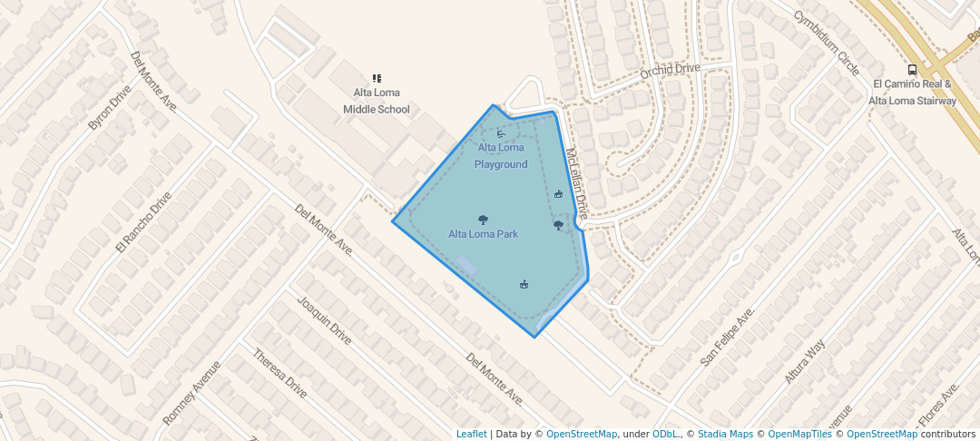Alta Loma California Map