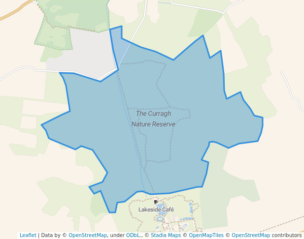 The Curragh Nature Reserve in undefined | Map and Routes
